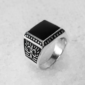 Men Stacking Ring Men Ring Men Silver Ring Classic Ring Men Jewelry ...