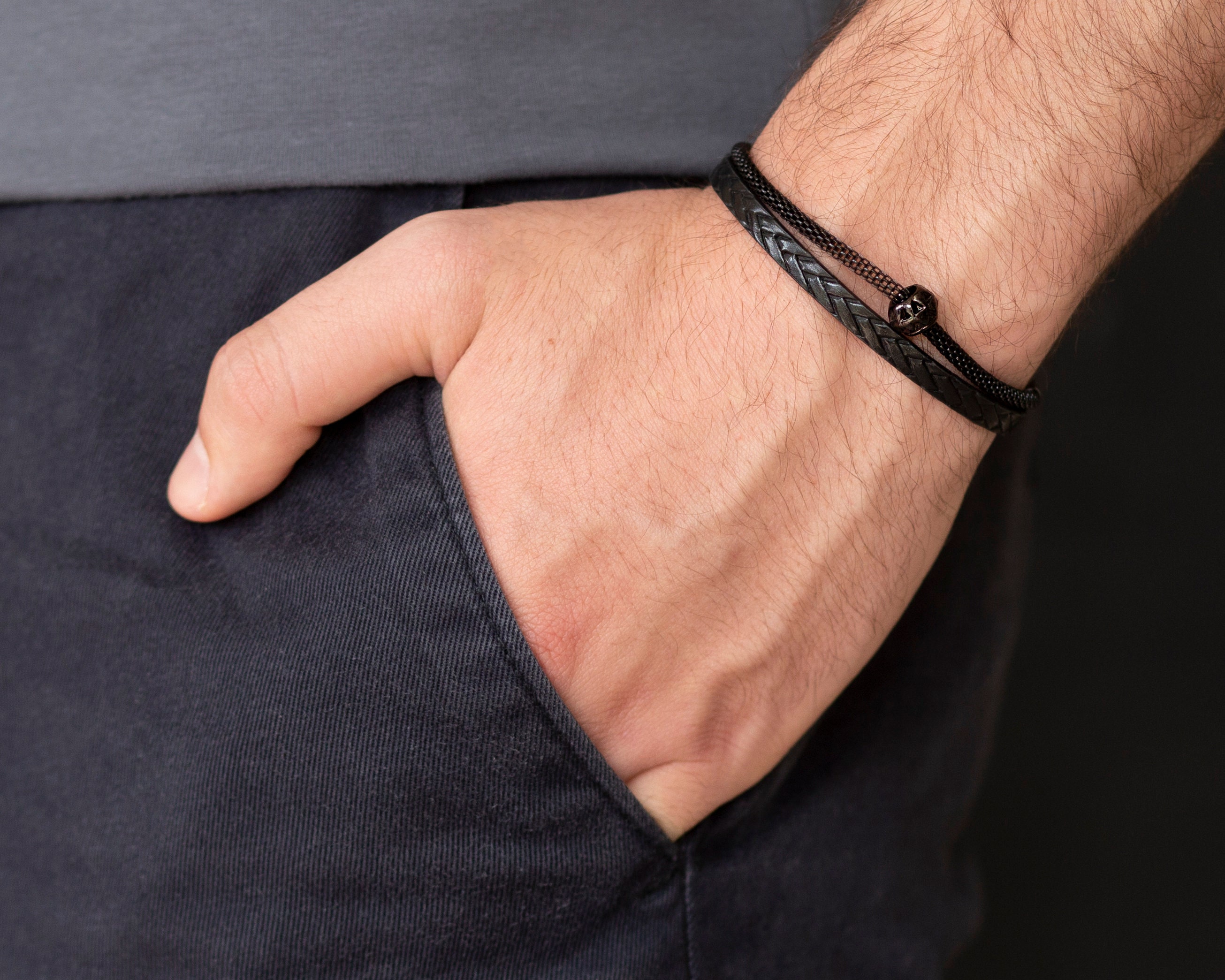 Mens Black Vegan Bracelet Men Faux Leather Bracelet Men Vegan Bracelet Black Vegan Bracelet Vegan Bracelet Cuff Men Modern Bracelet Etsy Denmark