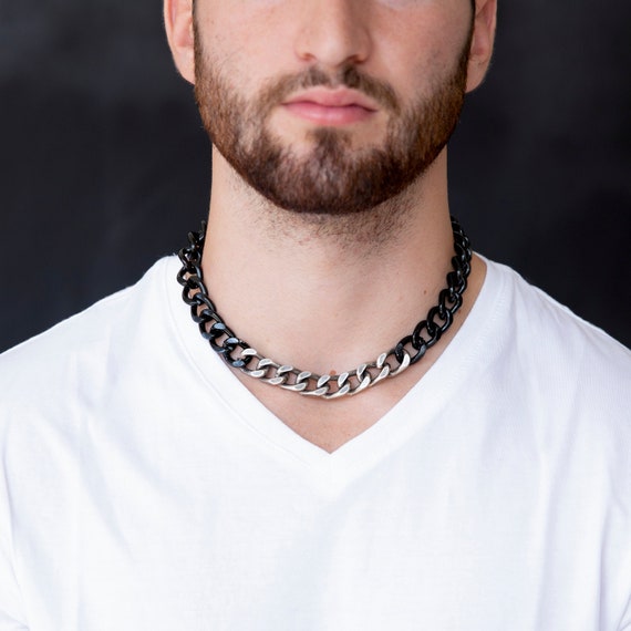 Men's Necklace Men's Chain Necklace Men's | Etsy