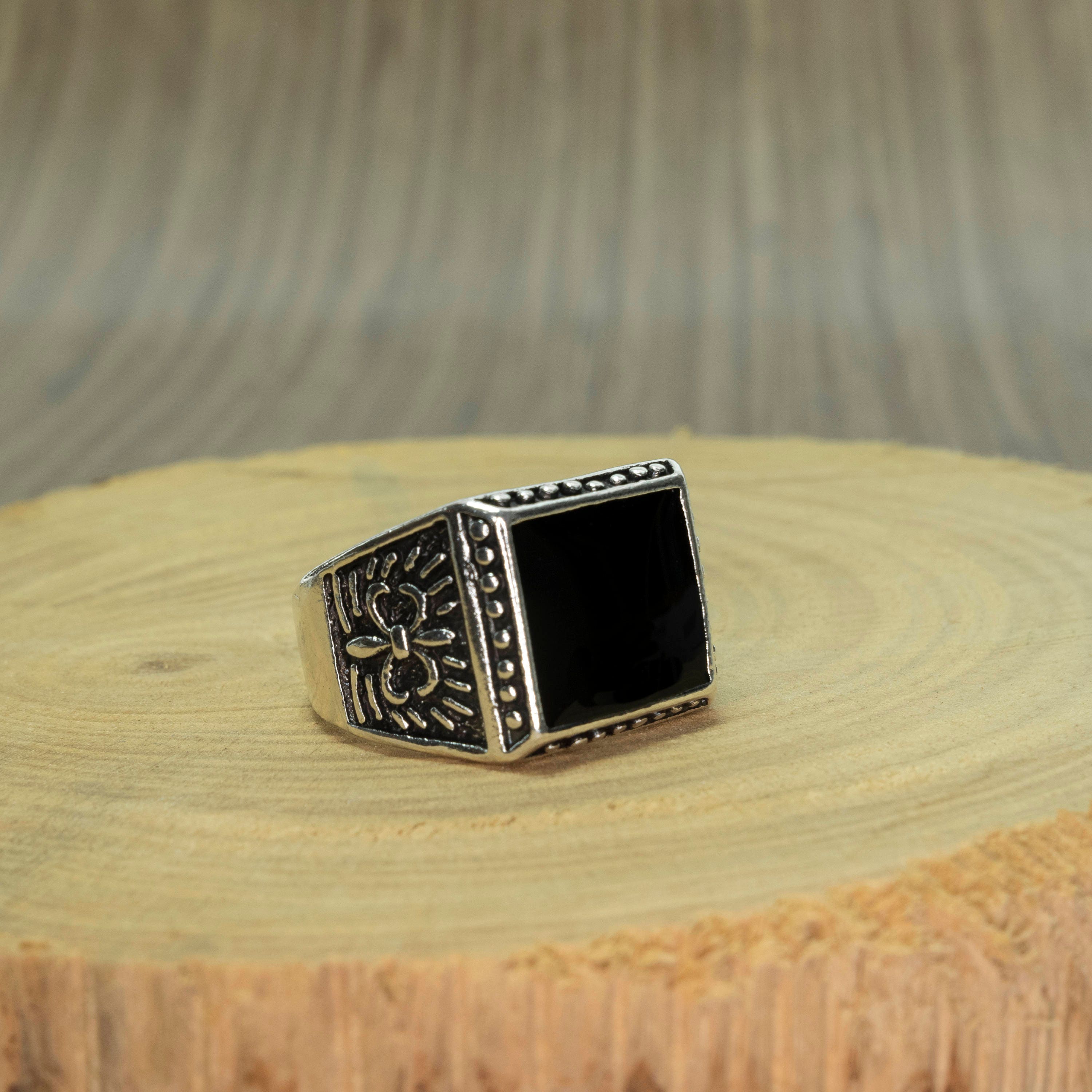 Men's Stacking Ring Men's Ring Men's Silver - Etsy Israel