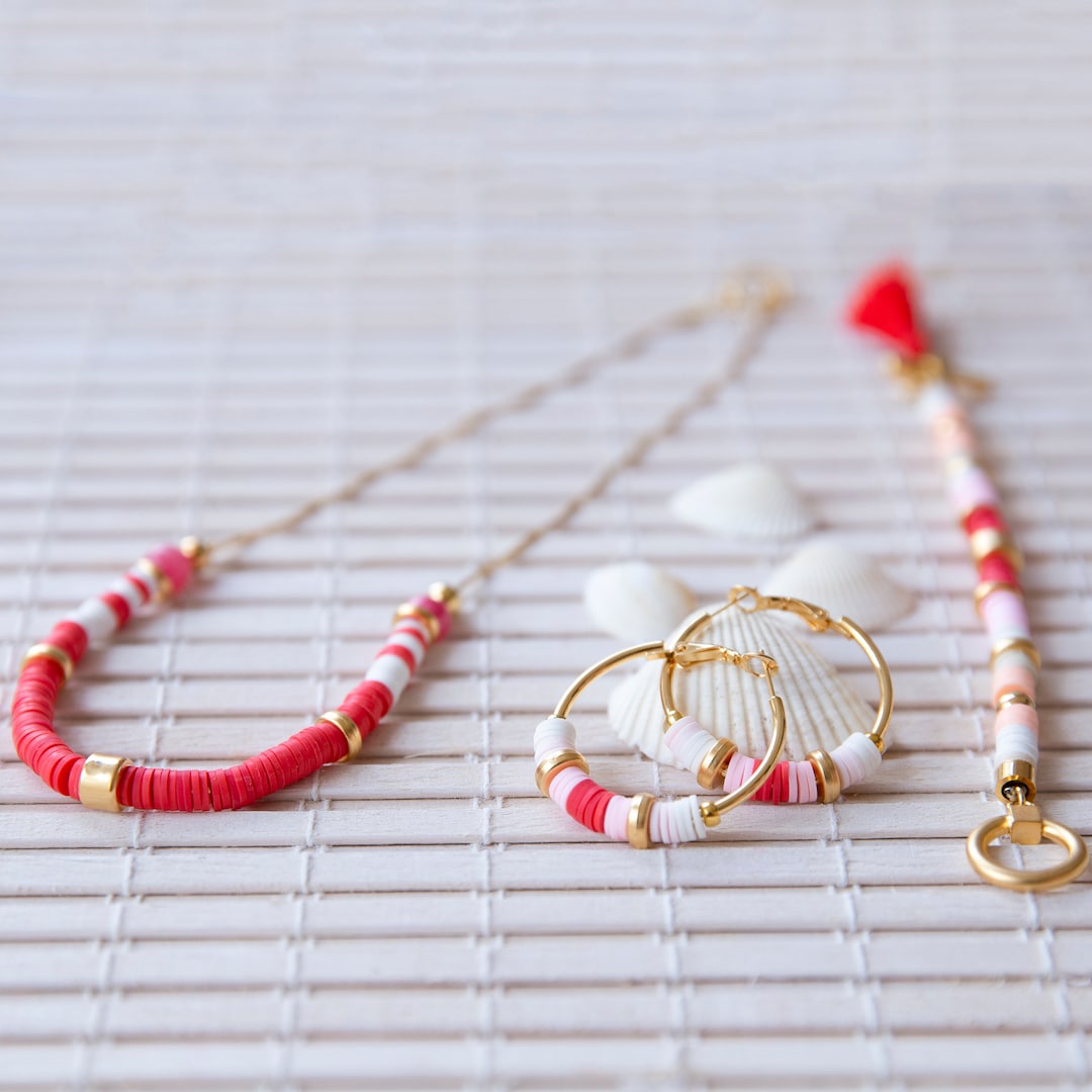 Beaded Jewelry Set - Beads Jewelry Set - Colorful Beaded Jewelry Set ...