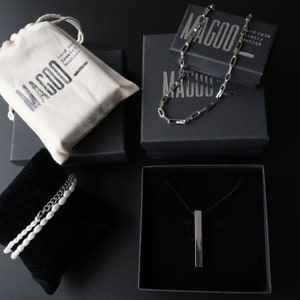 Men Small Silver Cross on Leather Necklace, Religious Gift for Men ...