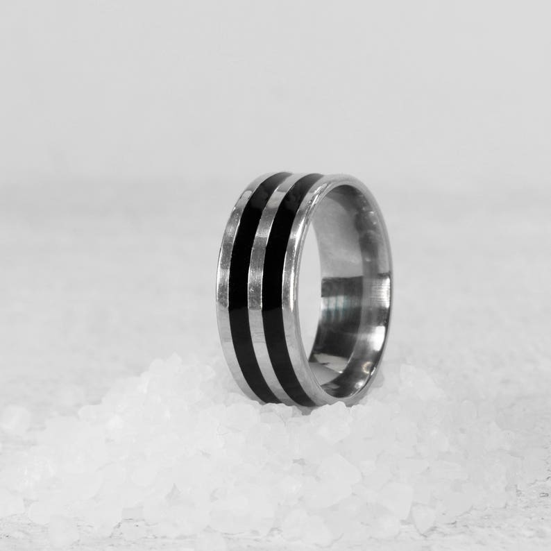 Men's Stacking Ring Men's Ring Men's Stainless - Etsy