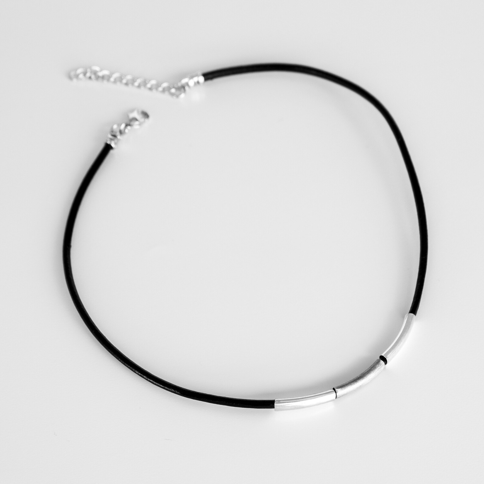 Men's Necklace - Men's Choker Necklace - Men's Leather Necklace - Men's ...