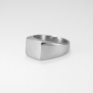 Men's Stacking Ring - Men's Ring - Men's Silver Ring - Men's Stainless ...