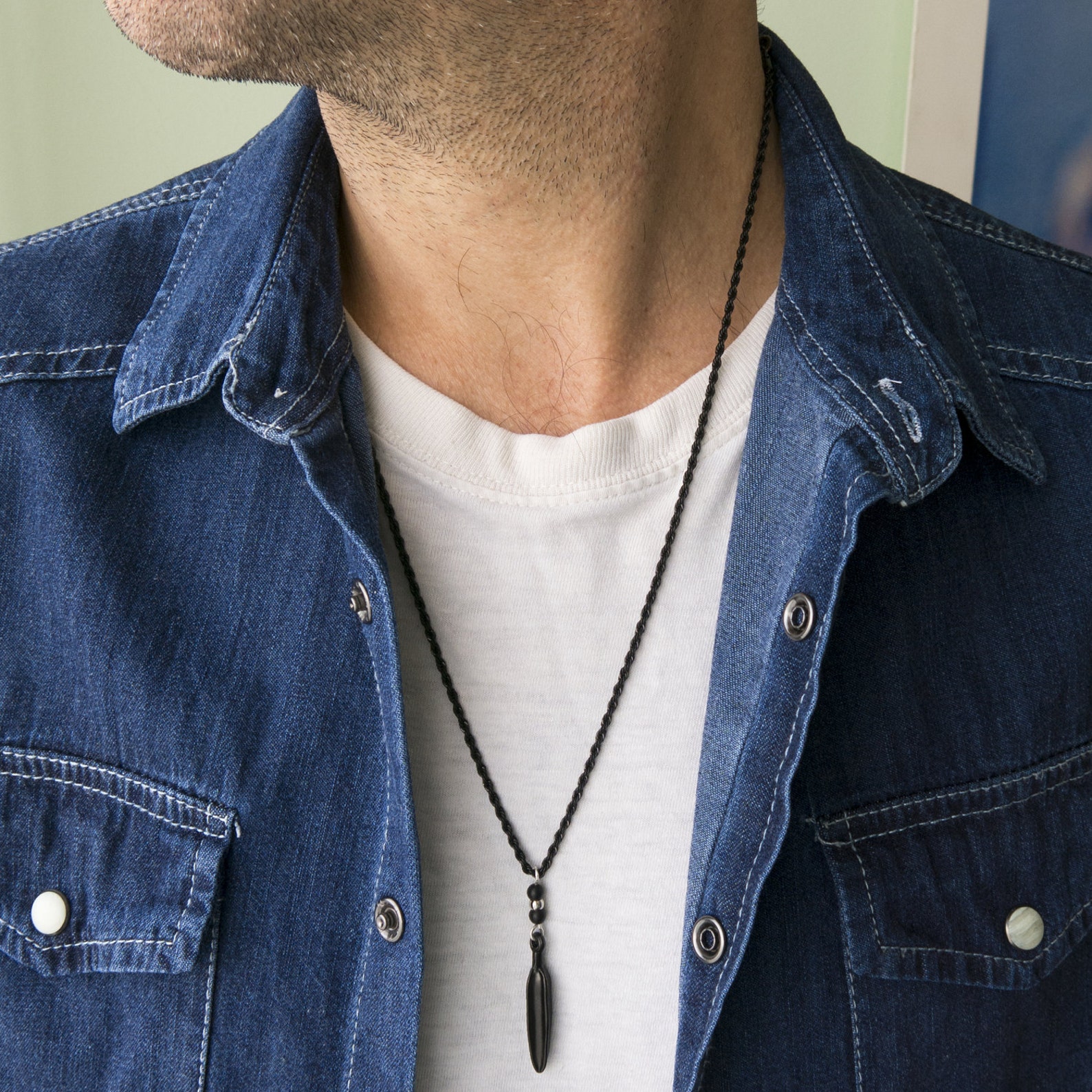 Men Necklace Men Stainless Steel Necklace Men Jewelry - Etsy