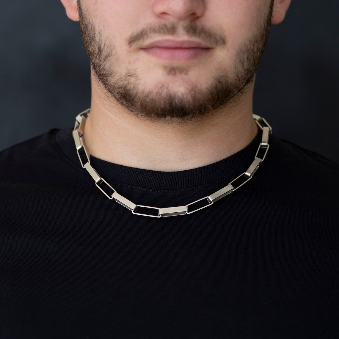 Men's Necklace Men's Chain Necklace Men's | Etsy