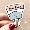 You Rock Vinyl Sticker // Cute Sticker // You Rock Sticker - Etsy