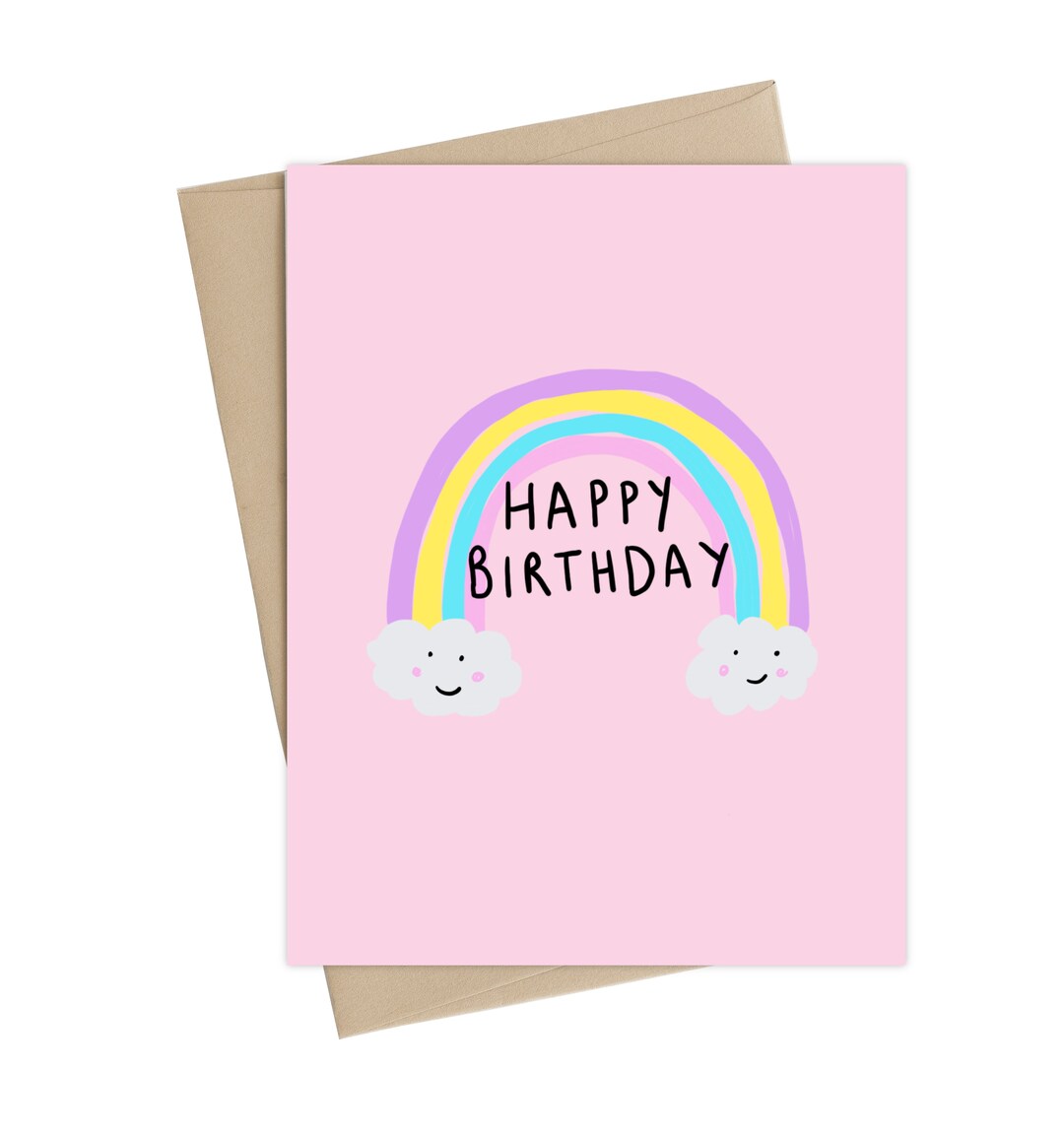 Birthday Card// Kids Birthday Card // Rainbow Birthday Card//fun ...
