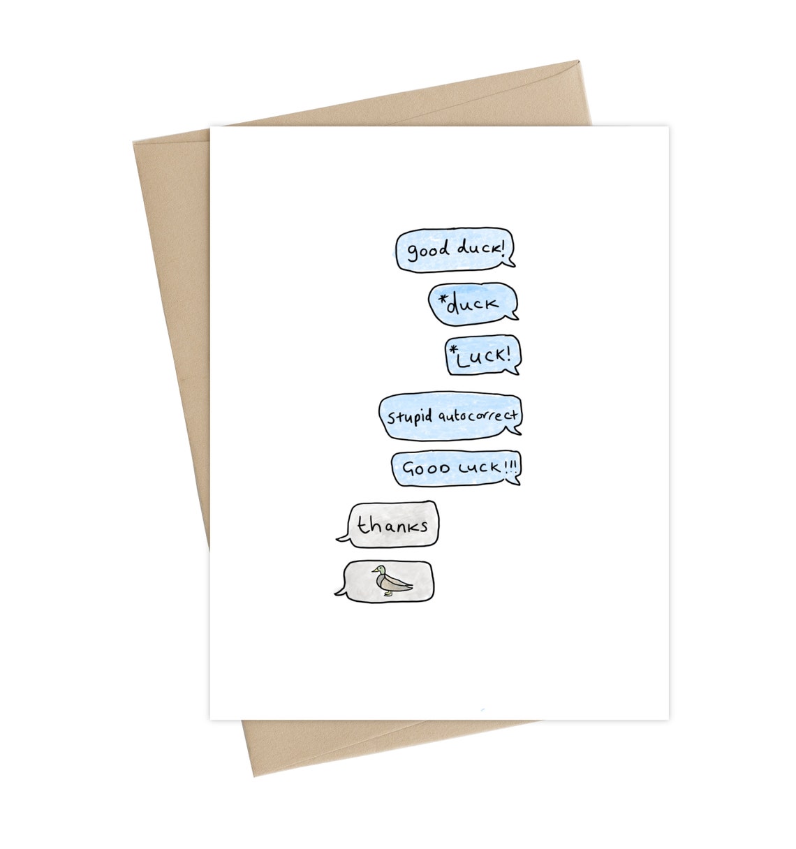 Funny Good Luck Card // Good Luck Card | Etsy Canada