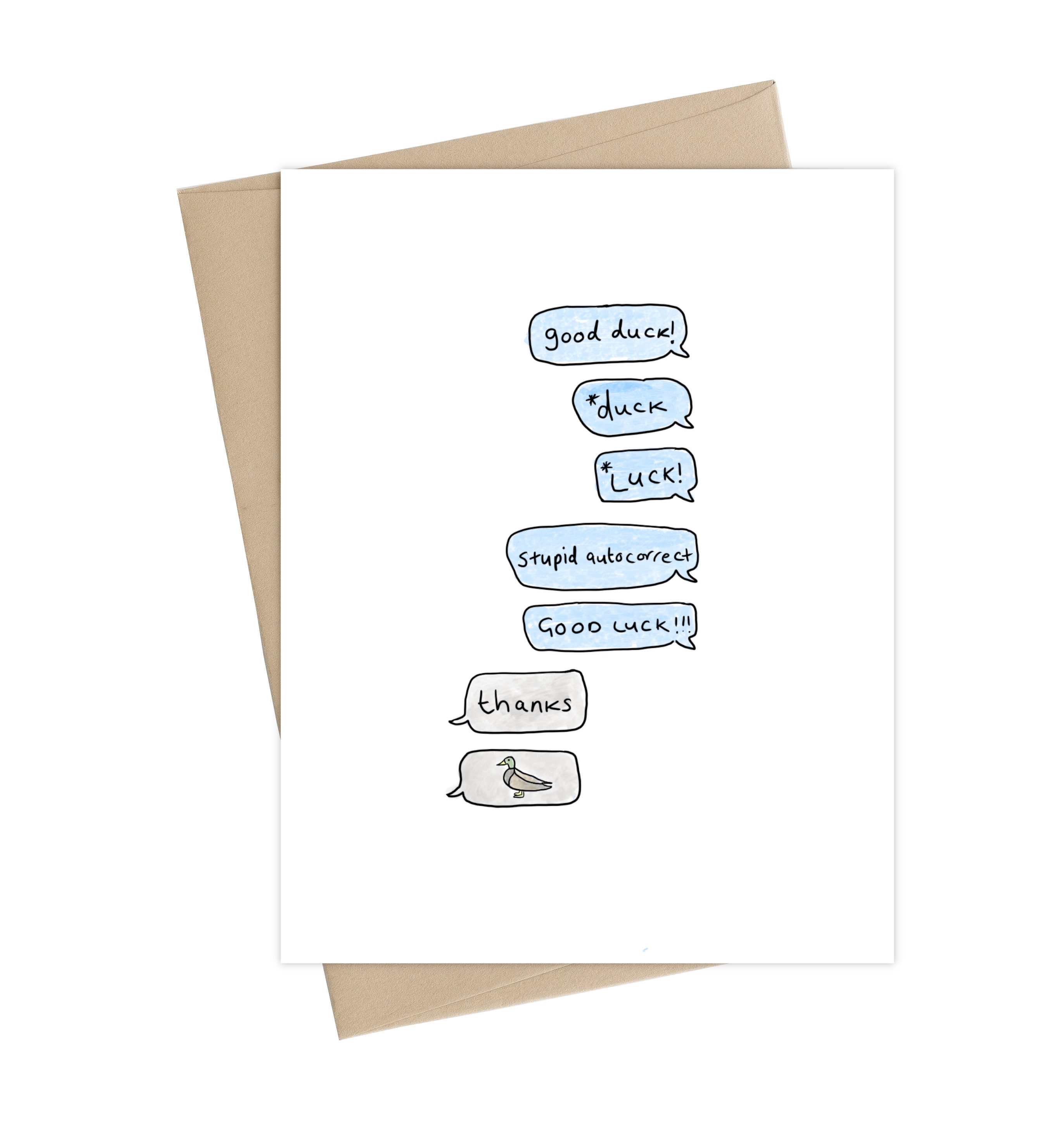 Funny Good Luck Card // Good Luck Card | Etsy Canada