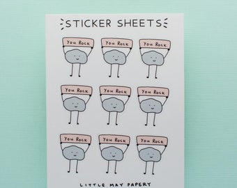 You Rock Sticker - Etsy