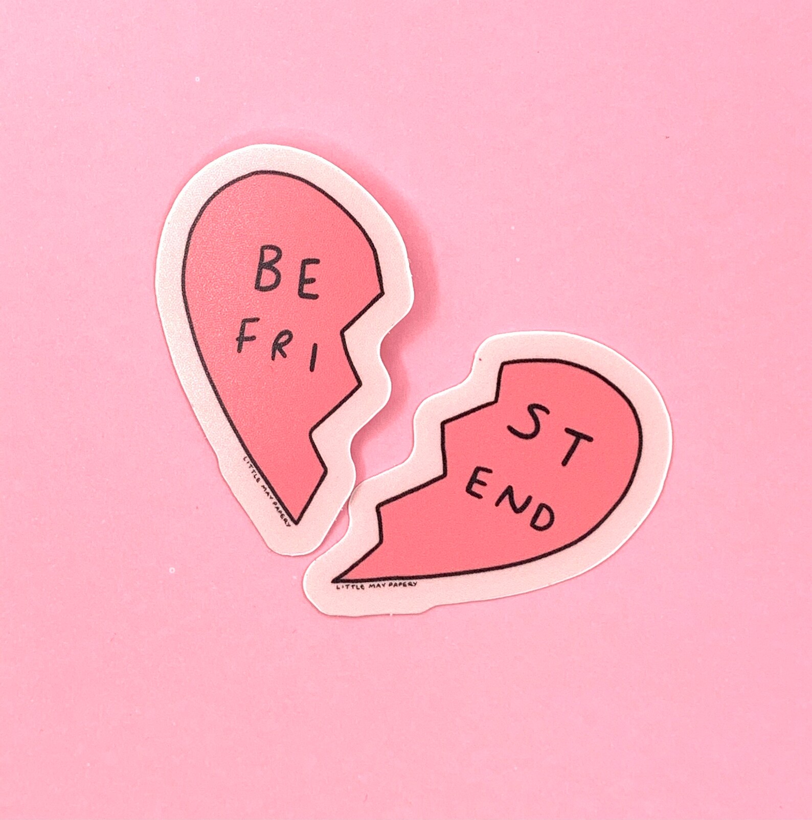 Best Friend Vinyl Die Cut Sticker // BFF Sticker // Bestie - Etsy