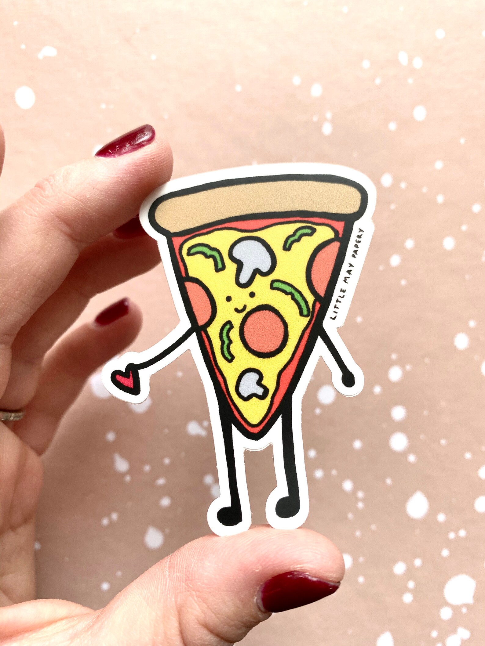 Pizza Vinyl Sticker // Die Cut Sticker // Laptop Sticker - Etsy