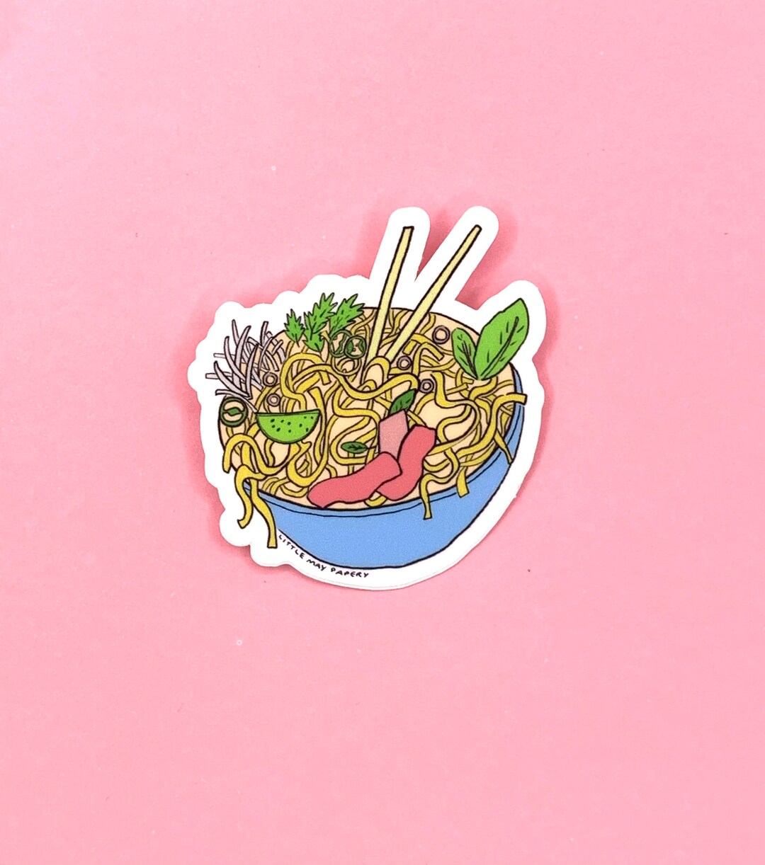 Pho Sticker // Cute Sticker // Pho Sticker - Etsy