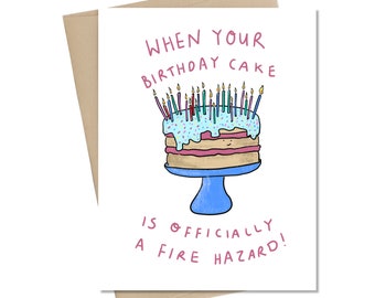 Fire Hazard Birthday - Etsy