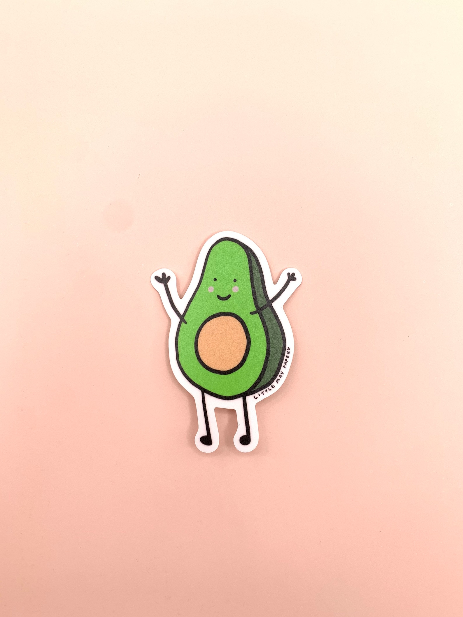Avocado Vinyl Sticker | Etsy