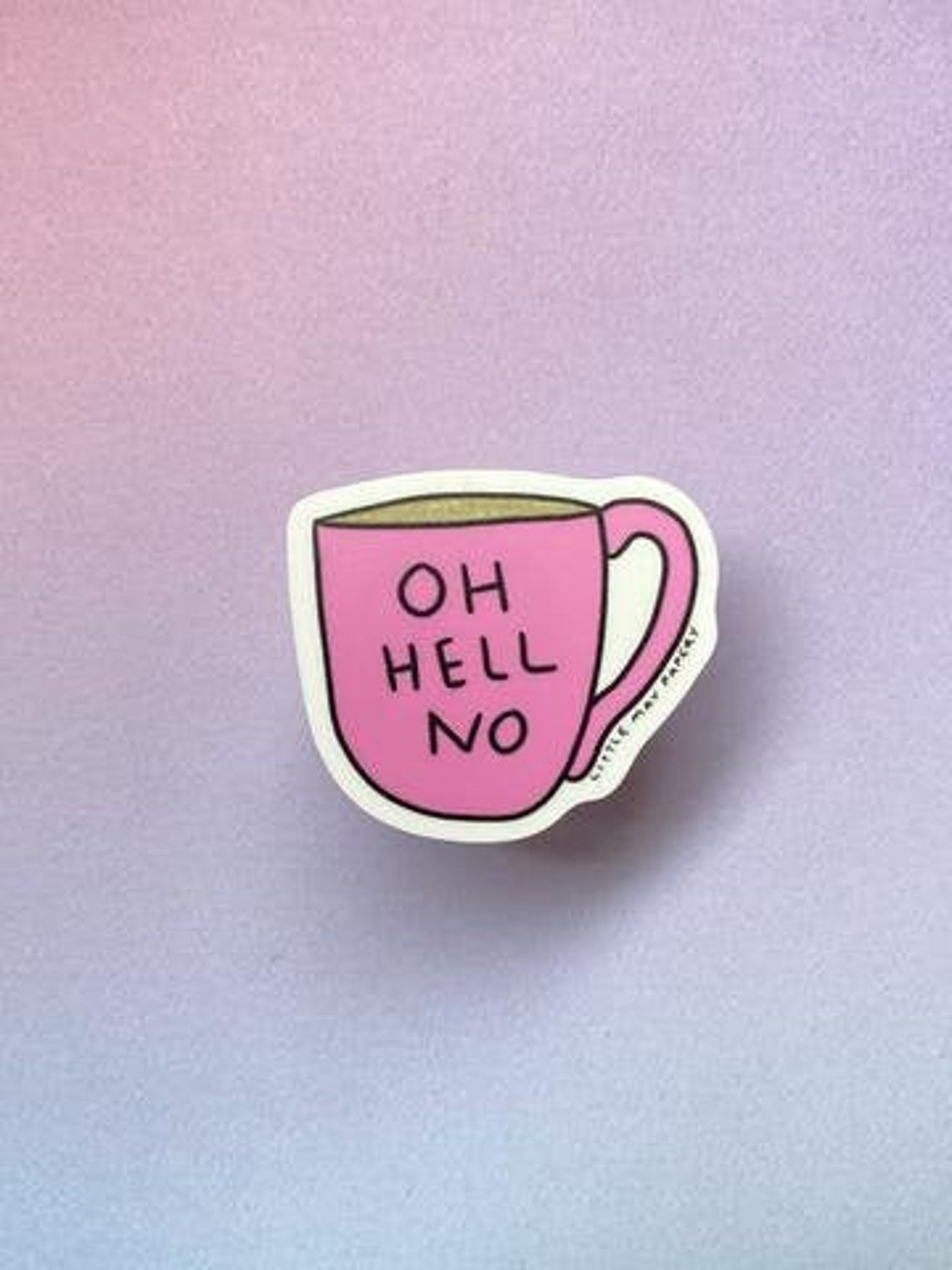 Oh Hell No Sticker // Cute Sticker // Oh Hell No Sticker - Etsy
