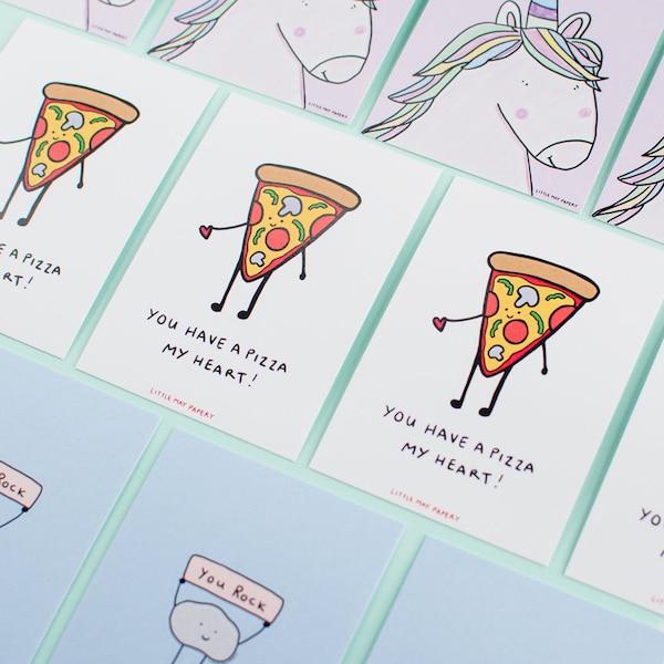 Mini Valentine Cards - Etsy