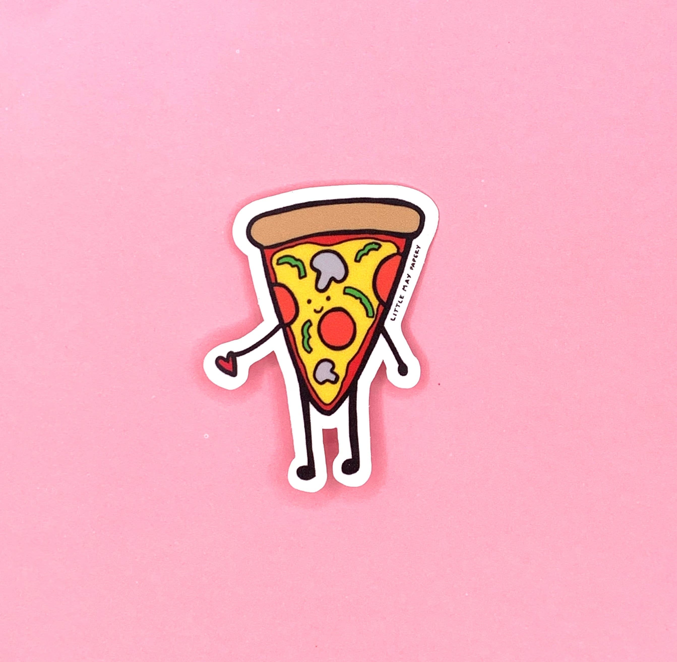 Pizza Vinyl Sticker // Die Cut Sticker // Laptop Sticker - Etsy Canada