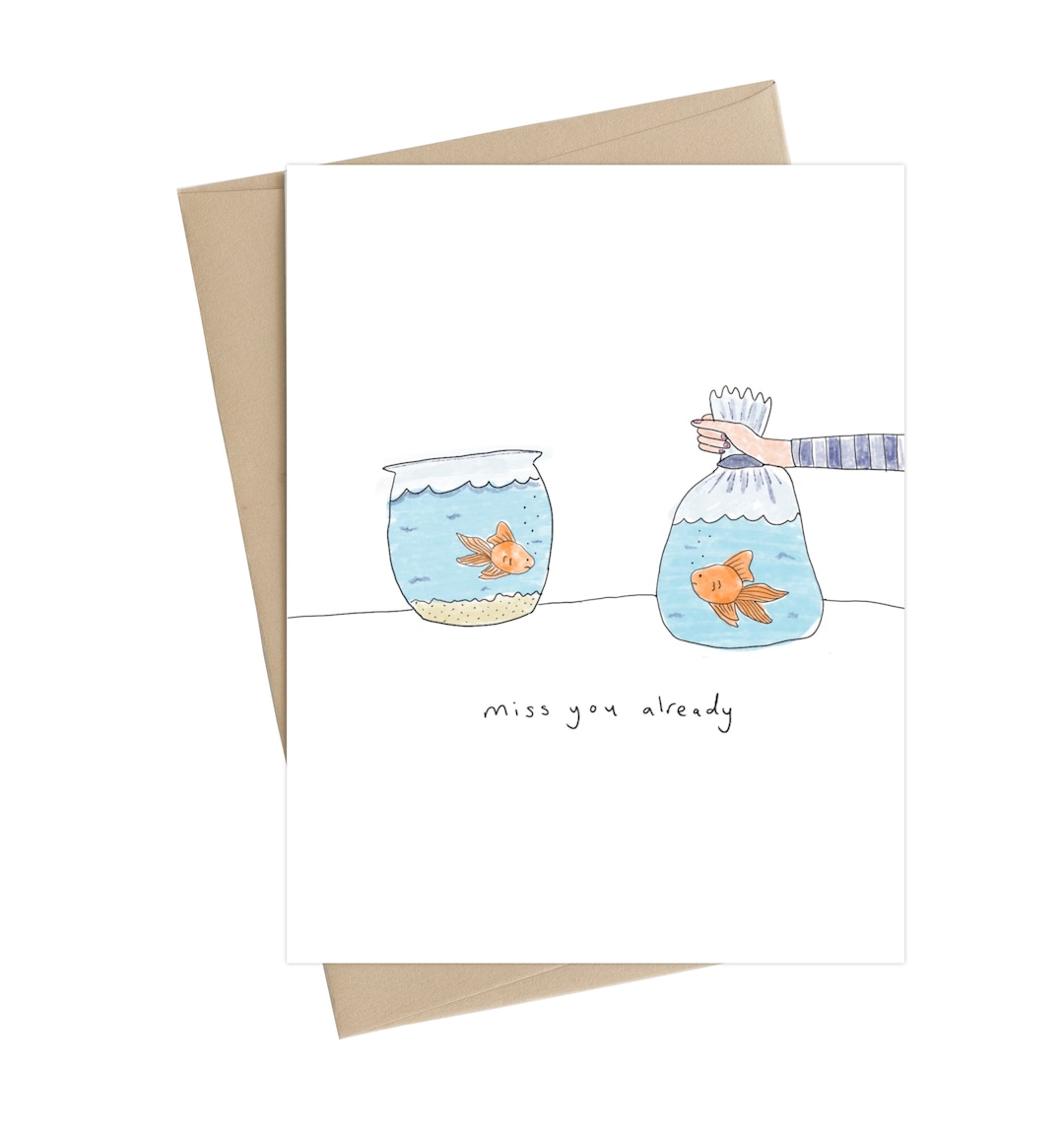 Long Distance Card // Miss You Already - Etsy