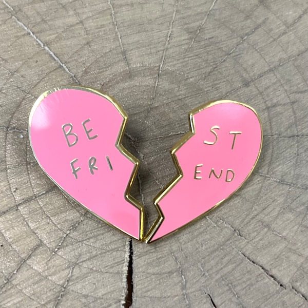 Bff Enamel Pin - Etsy