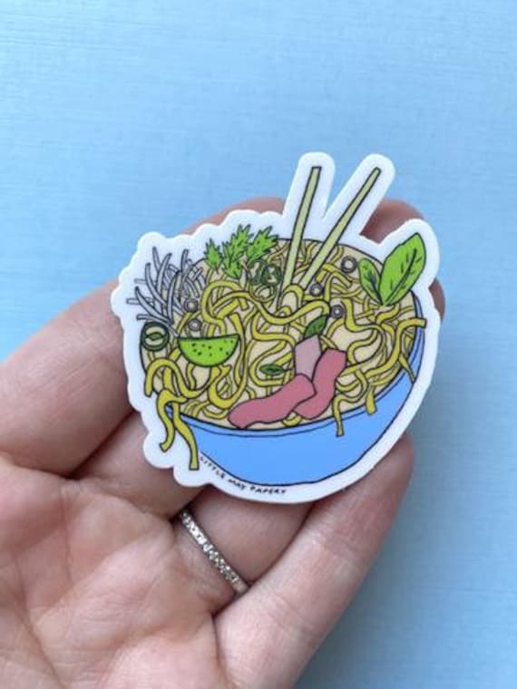 Pho Sticker // Cute Sticker // Pho Sticker | Etsy