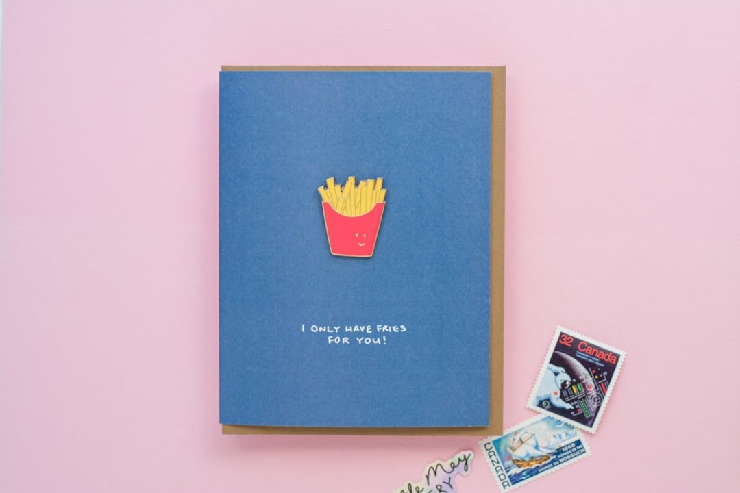 Valentine Card // Fries for You Card // Fries Card - Etsy