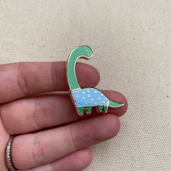 Dinosaur Enamel Pin - Etsy