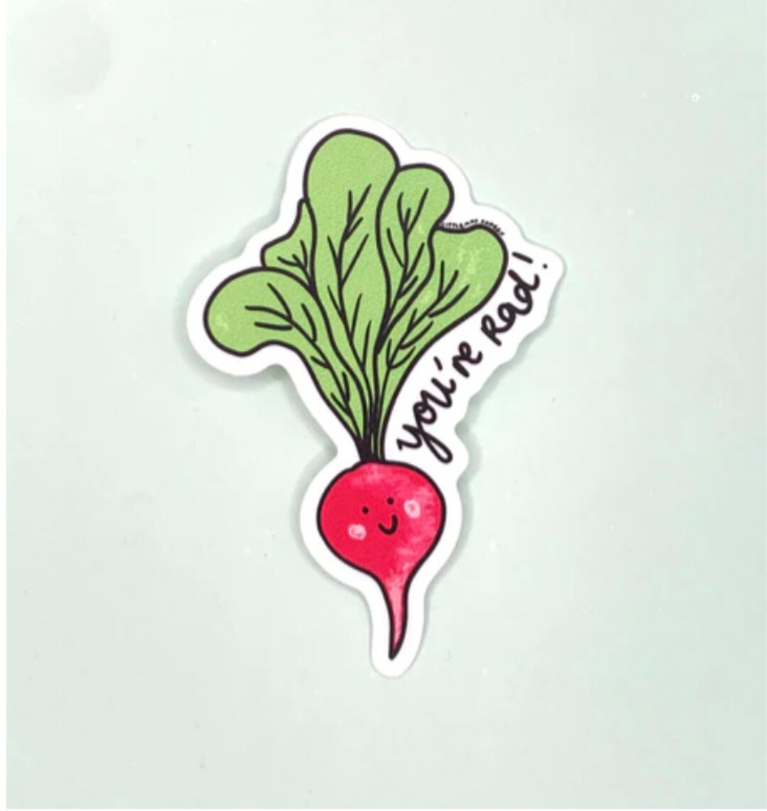 You're Rad Vinyl Sticker // Encouraging Stickers - Etsy