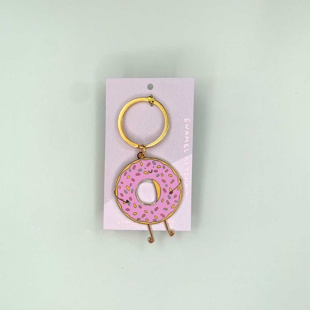 Donut Keychain // Donut Lover - Etsy