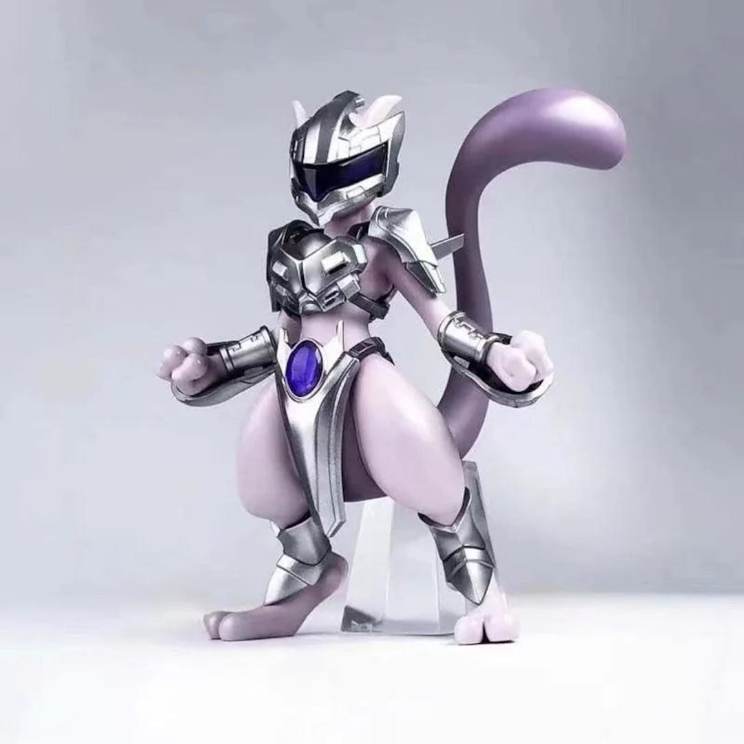 Mecha Mewtwo Action Figure 11cm Pokemon Collectible Model Toy - Etsy
