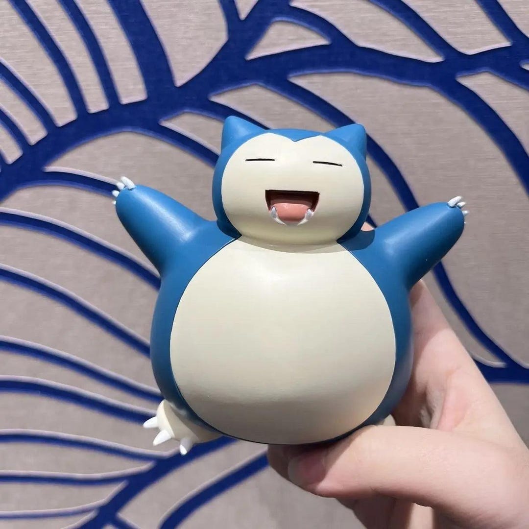 Snorlax Pokemon Action Figure Cute PVC Model for Table Decor & Gifts - Etsy