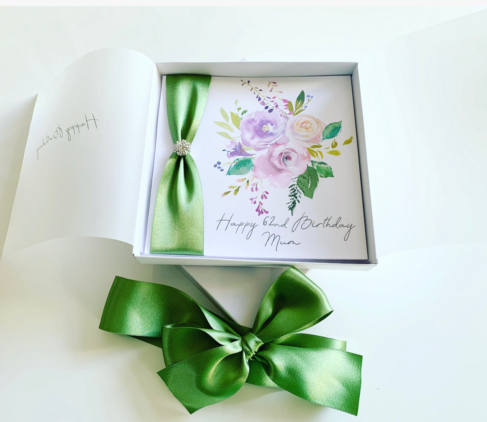 Luxury Birthday Card For Mum Personalised Handmade Card With Etsy