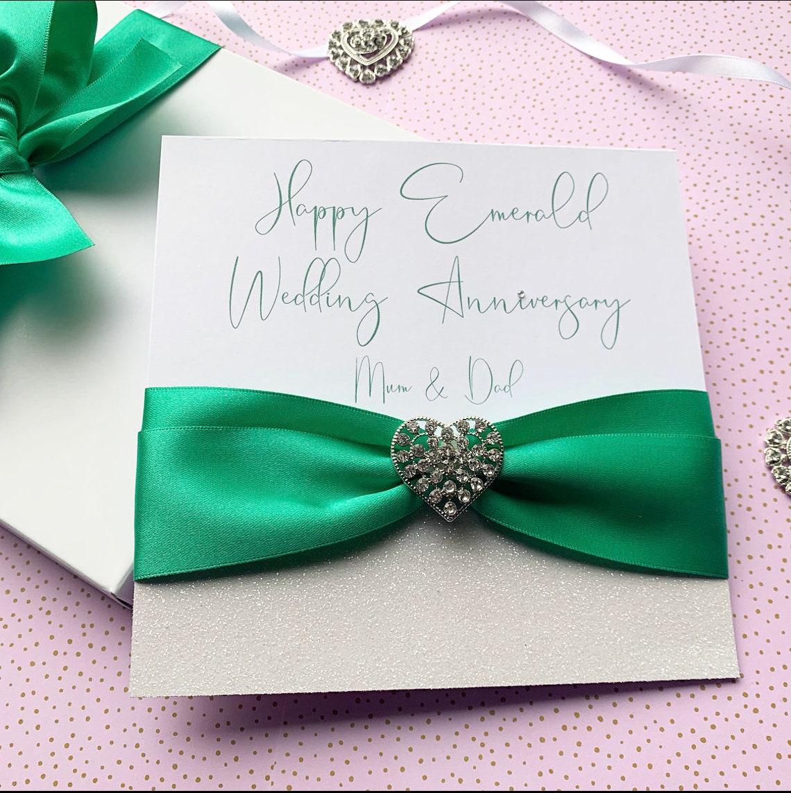Emerald 55th Anniversary Card Personalised Handmade 55 Years Etsy emerald-55th-anniversary-card-personalised-handmade-55-years-etsy