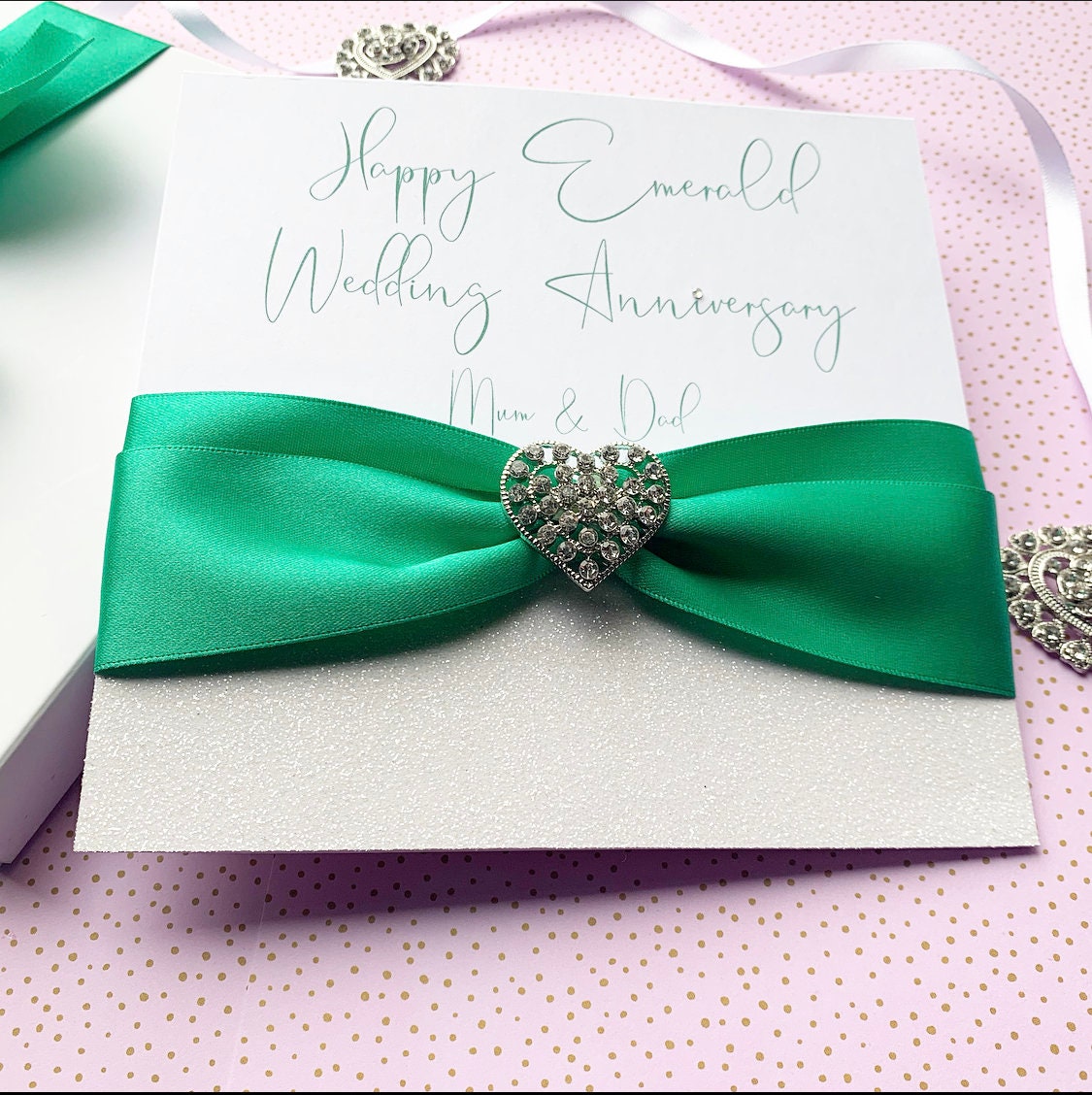Emerald 55th Anniversary Card Personalised Handmade 55 Years Etsy emerald-55th-anniversary-card-personalised-handmade-55-years-etsy