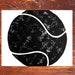 Tennis Ball Art Print Hand-carved & Printed 11 X 14 Inches - Etsy