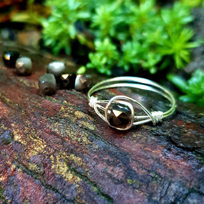 Obsidian Rings - Etsy