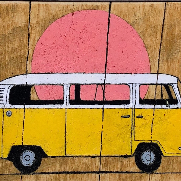 Volkswagen Painting - Etsy