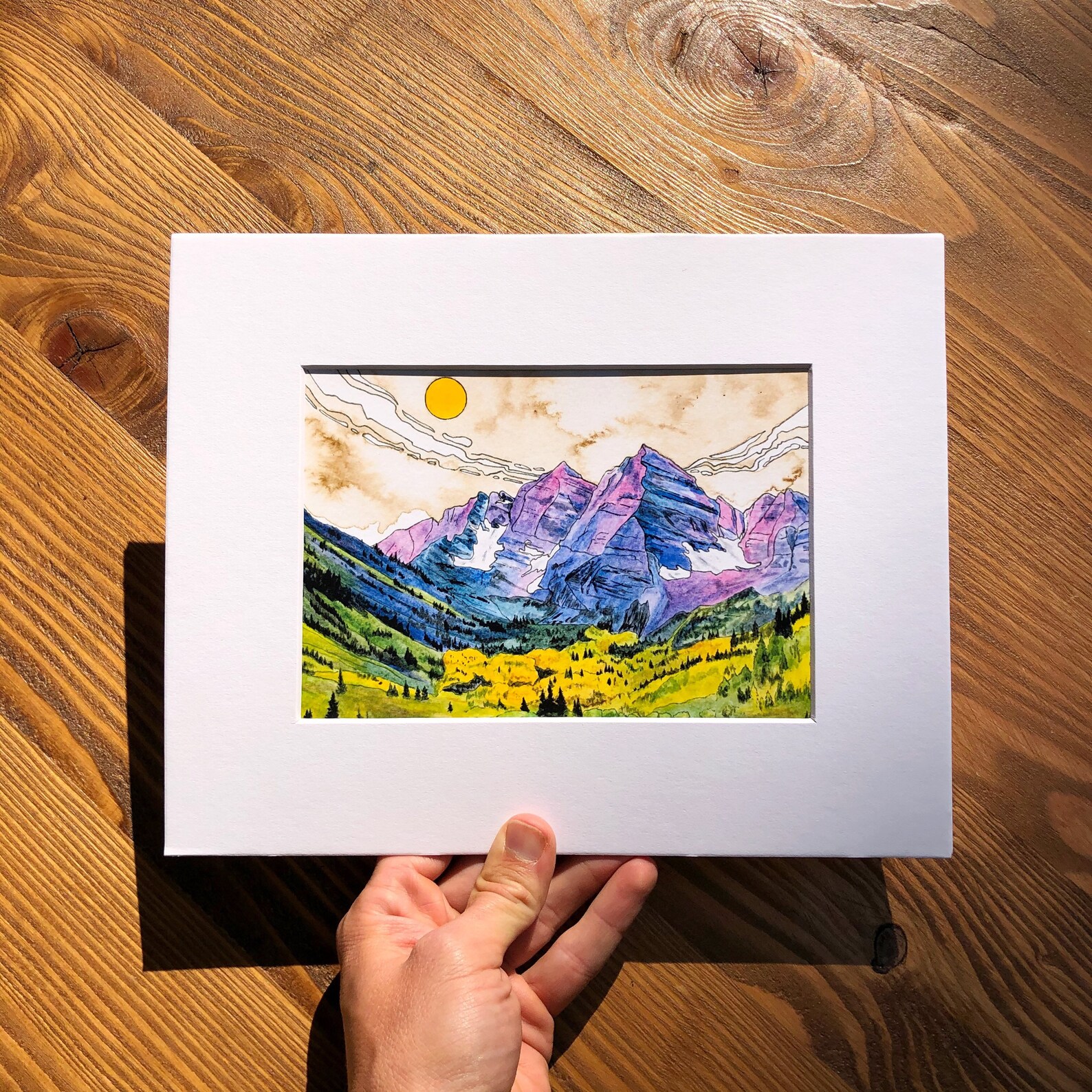 Maroon Bells Colorado, Maroon Bells Painting, Maroon Bells Print ...