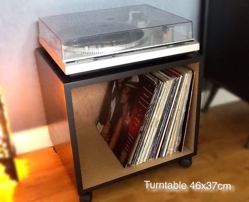 Box DJ Coffee Table for Vinyl Record Storage | Etsy