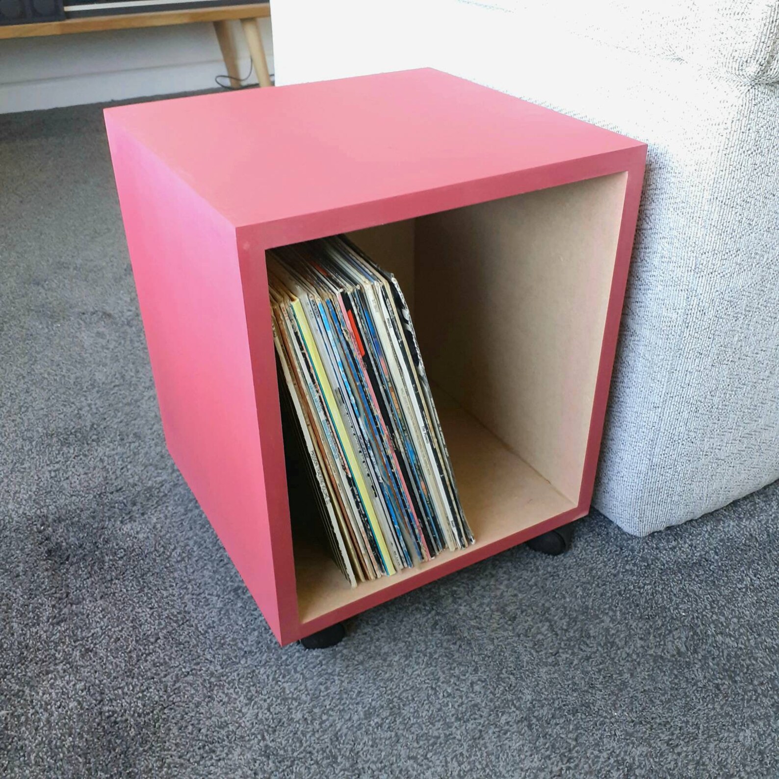 Box DJ Coffee Table for Vinyl Record Storage Free Delivery - Etsy