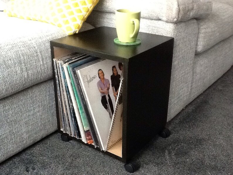 Box DJ Coffee Table for Vinyl Record Storage | Etsy