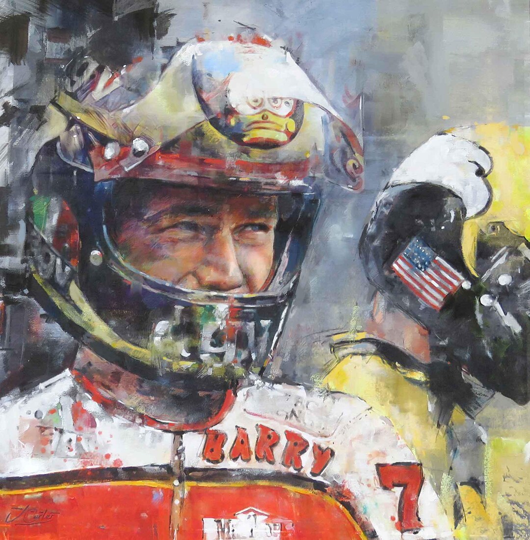 Barry Sheene 'the Rivals' Limited Edition Print - Official Anniversary ...