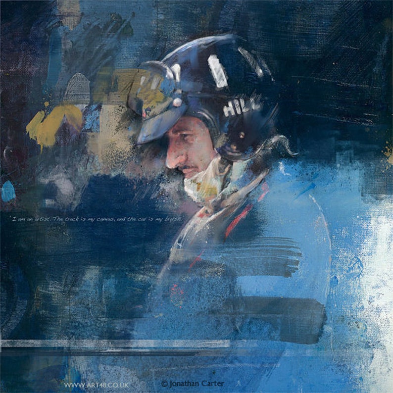 Graham Hill: Limited Edition Print. - Etsy