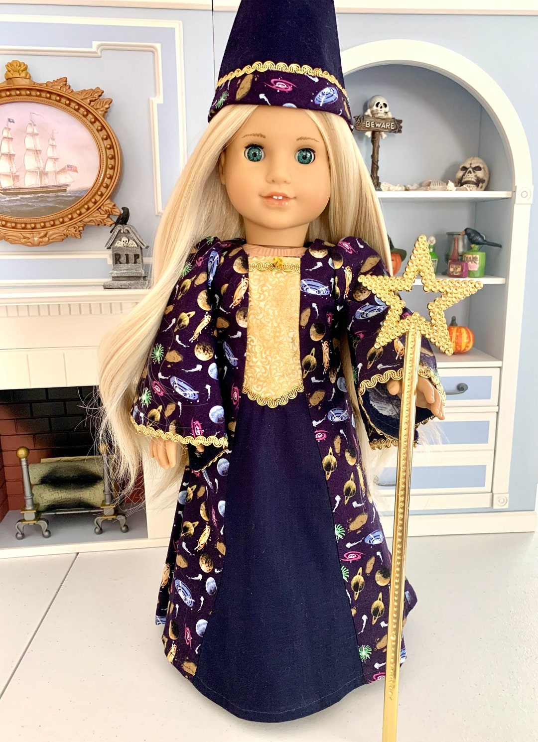 Celestial Wizard Costume for Harry Potter Wizarding or Halloween ...