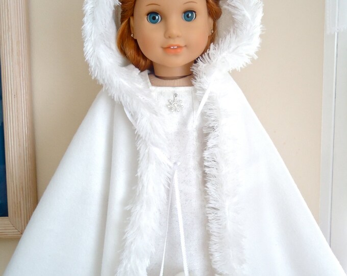 Halloween snow Princess Winter Cape and Gown With Snowflake Charm for ...