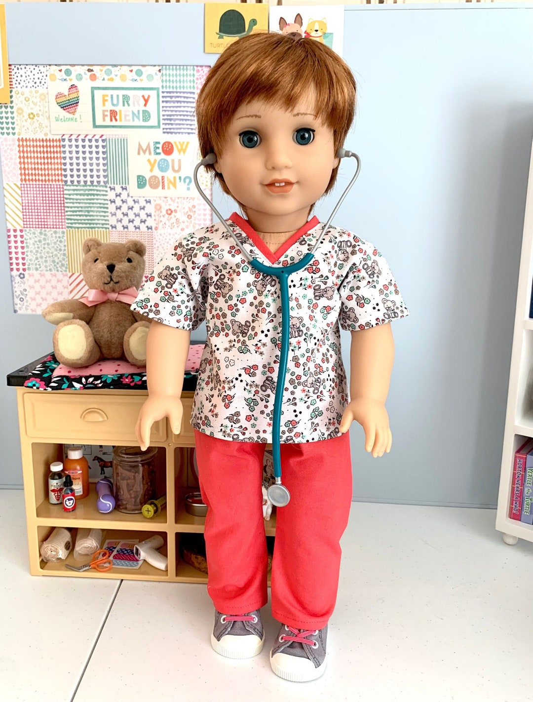 Teddy Bear Scrubs "in Beary Good Health" & a New Kira's Wildlife Care ...