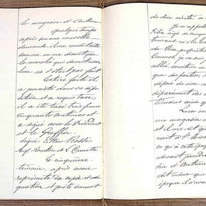1800s Antique French Notarial Deed, Solicitor Contract 1884, 32 Pages ...