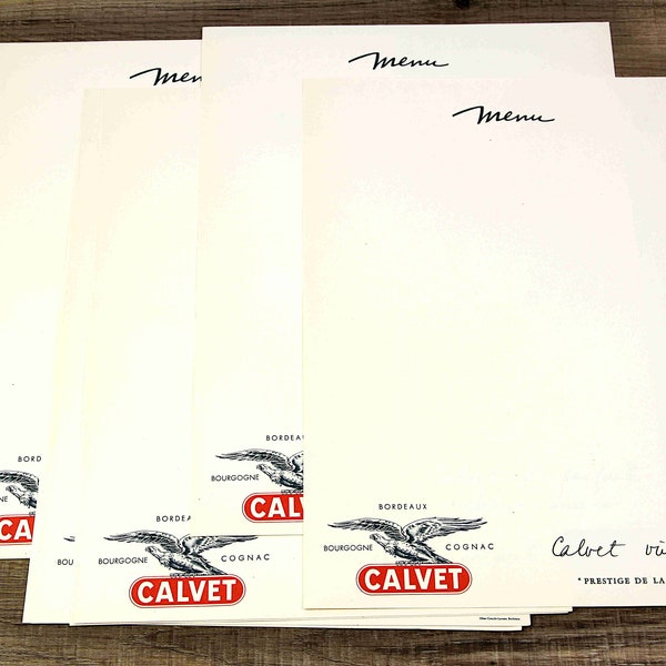 French Menu - Etsy